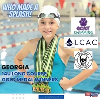 Georgia 14U Long Course Championships: 3 Local Swimmers have a Gold Experience from GCATS, LCAC ...